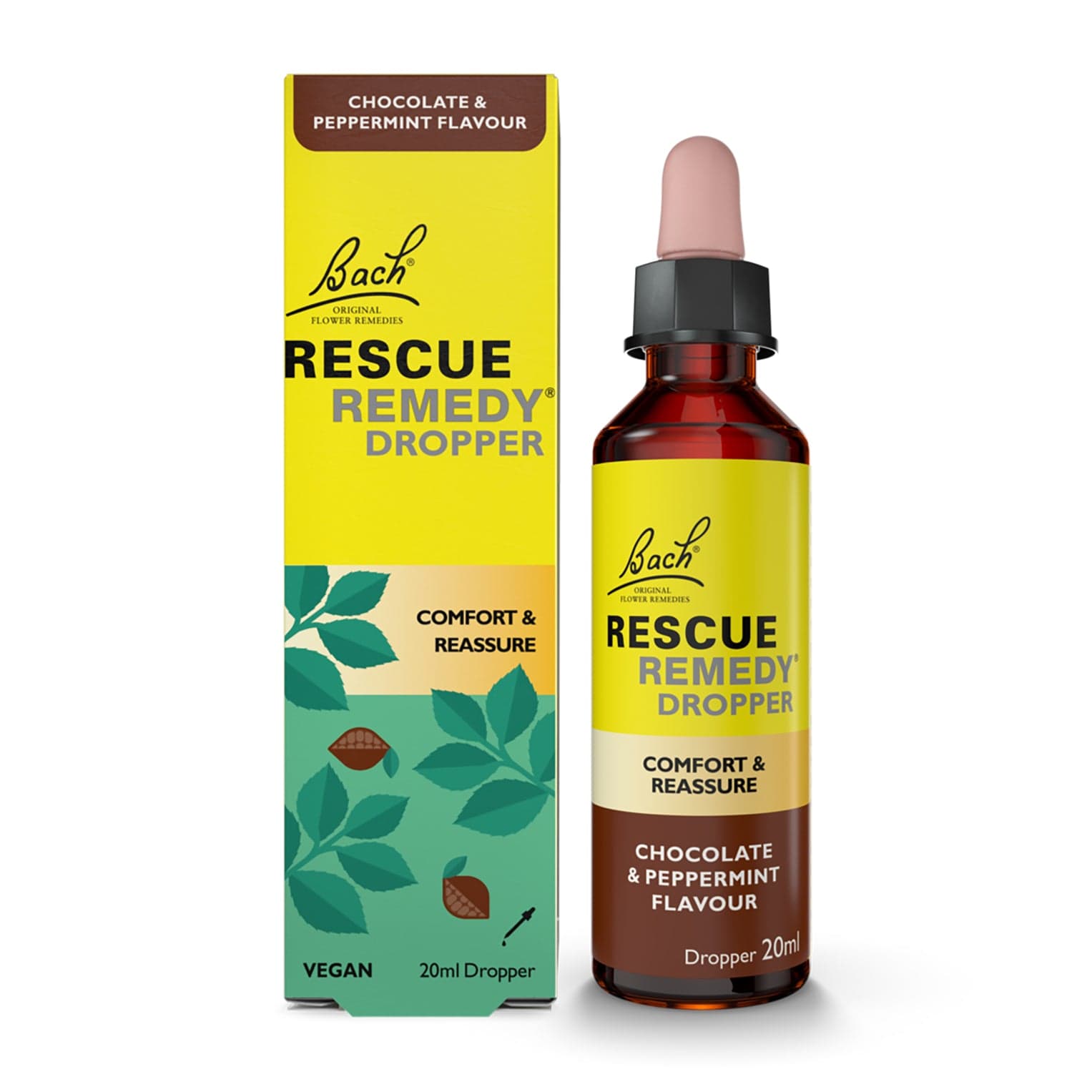 RESCUE Remedy® Dropper Chocolate & Peppermint Flavour